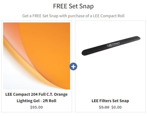 LEE Compact 204 Full C.T. Orange Lighting Gel - 2ft Roll - LEE Filters ...